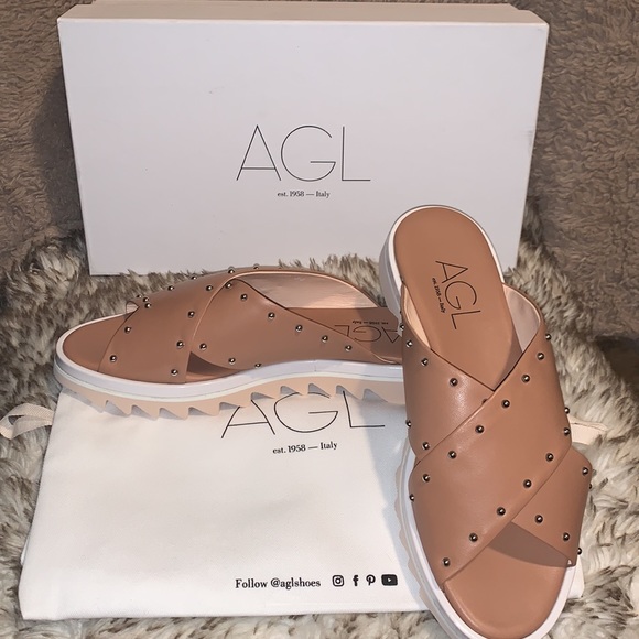 Attilio Giusti Leombruni | Shoes | Agl Italian Leather Sandals | Poshmark